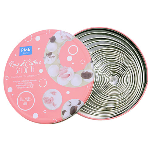 Round Stainless Steel Cutter Set (19)