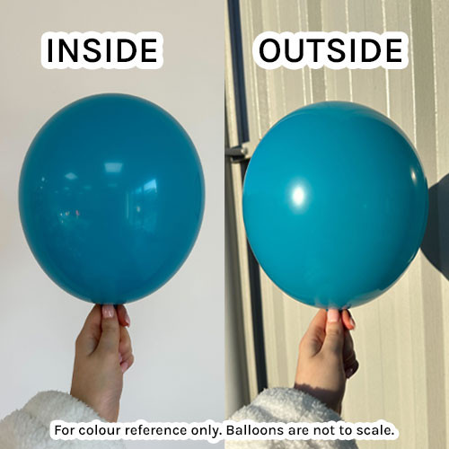 13" Standard Turquoise Gemar Latex Balloons (50)