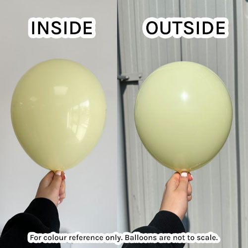 11" Buttermilk Prima Latex Balloons (100)