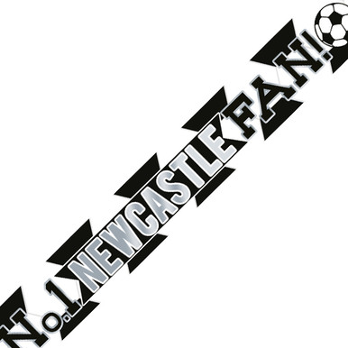 No. 1 Newcastle Fan Football Holographic Banner - 2.7m (1)