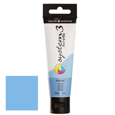 System 3 Wedgewood Blue Acrylic Paint - 59ml (1)