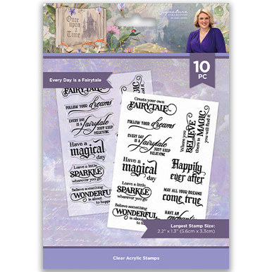 Once Upon a Time Acrylic Stamp Set-Every Day is a Fairytale (10)