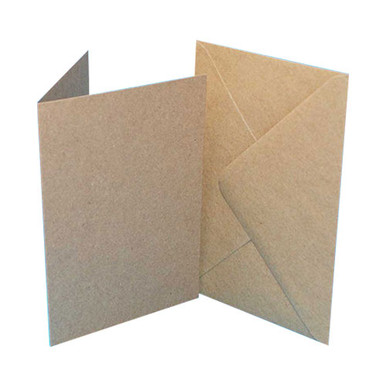 Kraft Cards & Envelopes - C6 (50)