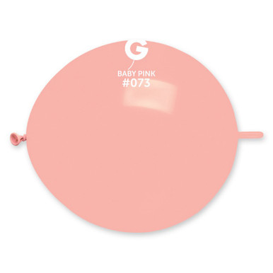 13" Standard Baby Pink Gemar G-Link Latex Balloons (50)