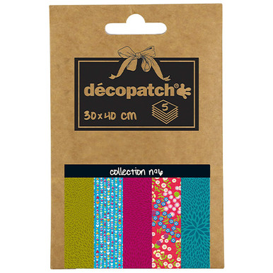 Decopatch Sheets Pocket Collection - Assorted (5)