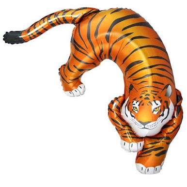 42 inch Wild Tiger Foil Balloon (1) - PACKAGED