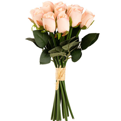 31cm Champagne Beatrice Rose Bunch – 15 heads