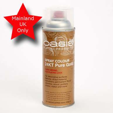 Metallic Pure Gold Colour Spray - 400ml (1)
