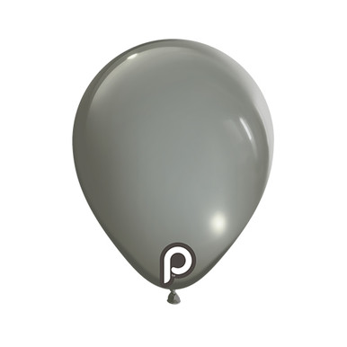 5" Grey Prima Latex Balloons (100)