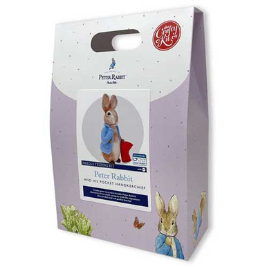 Peter Rabbit Handkerchief Needle Felting Kit (1)