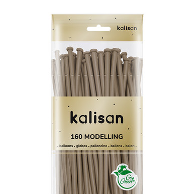 160 Standard Hazelnut Kalisan Nozzle Up Entertainer Balloons (50)