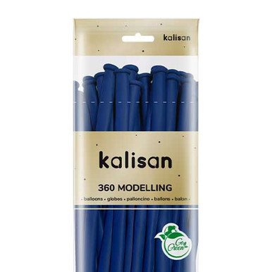 360 Standard Blue Kalisan Nozzle Up Entertainer Balloons (50)