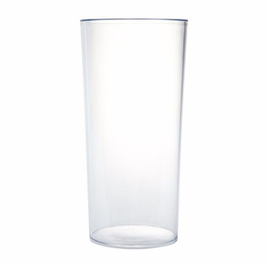 Clear Acrylic Cylinder Vase - 25cm (1)