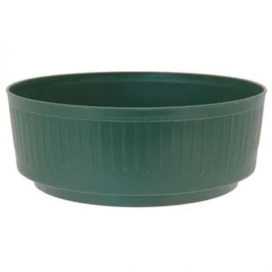 Large Green Plastic Bulb Bowl - 24.3cm (1)