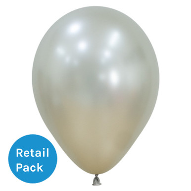 12" Silk Cream Pearl Sempertex Latex Balloons (12)
