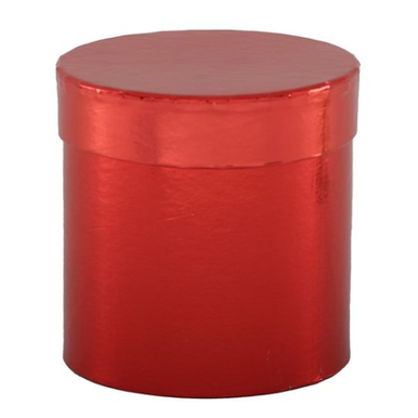 Metallic Red Hat Box (1)
