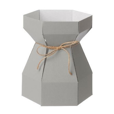 Grey Windsor Porto Vase / Hamper Boxes - 19cm (25)