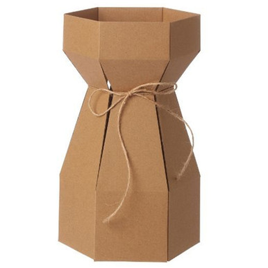 Natural Kraft Windsor Porto Vase / Hamper Boxes - 28cm (25)