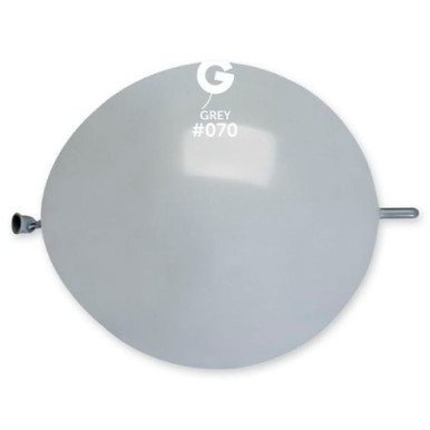 13" Standard Grey Gemar G-Link Latex Balloons (50)