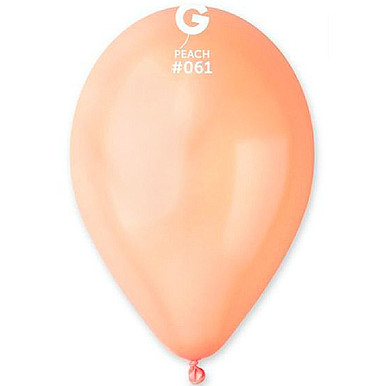 13" Metallic Peach Gemar Latex Balloons (50)