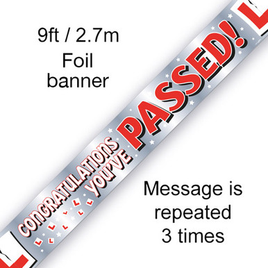 Congratulations You've Passed Banner - 2.7m (1)