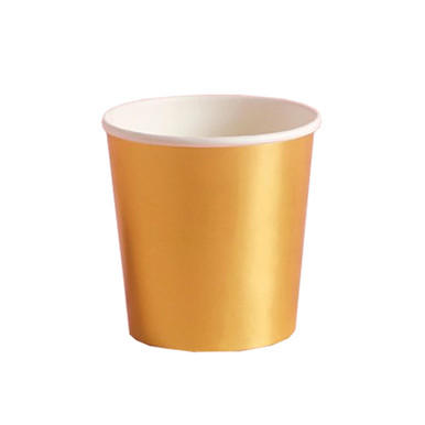 Gold Paper Shot Cups - 6.5cm (10)