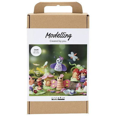 Silk Clay Modelling Craft Kit - Fairies (1)