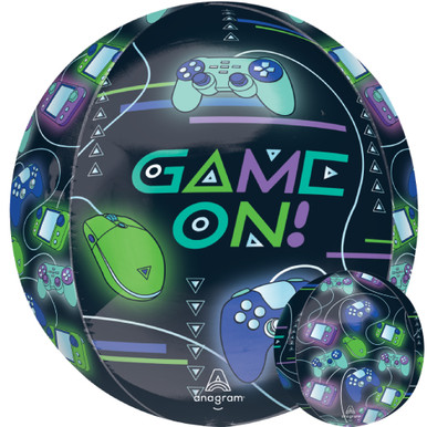 16 inch Orbz Game On Foil Balloon (1)