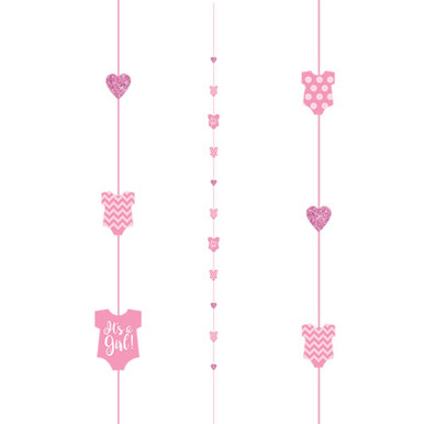 Onesie Girl Balloon Fun String - 1.82m (1)