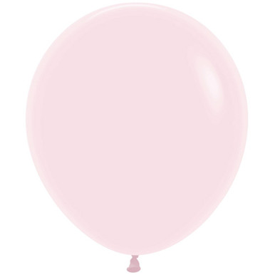 18" Pastel Matte Pink Sempertex Latex Balloons (25)