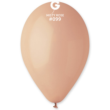 13" Standard Misty Rose Gemar Latex Balloons (50)
