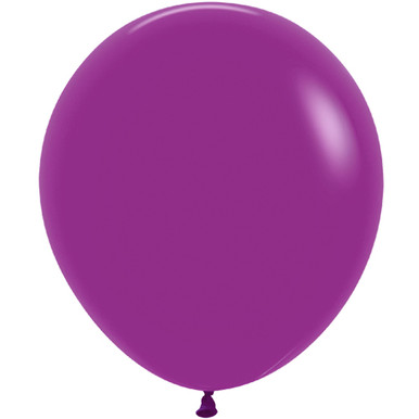 18" Fashion Purple Orchid Sempertex Latex Balloons (25)