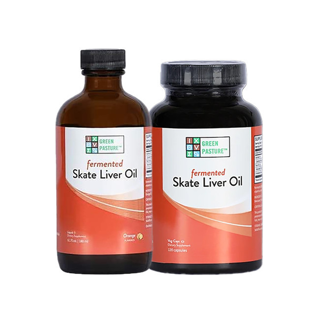 Green Pasture's Fermented Cod Liver Oil & Butter Oil Blend