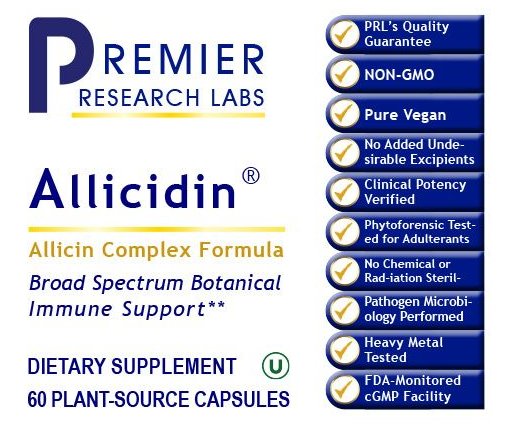Allicidin: Stabilized Allicin Garlic Supplement Capsules