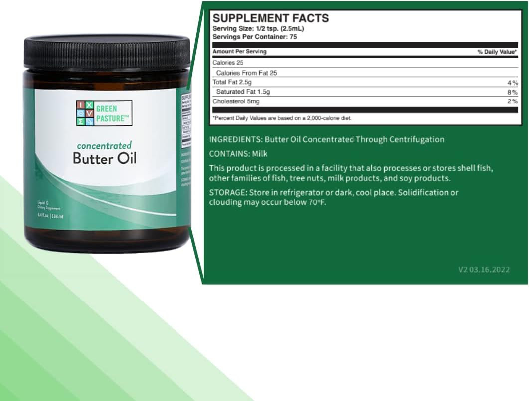 High-Vitamin Concentrated Butter Oil - Grass-Fed | Radiant Life