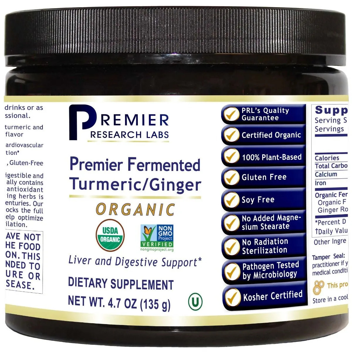 Fermented Turmeric/Ginger Powder - Probiotics Supplements