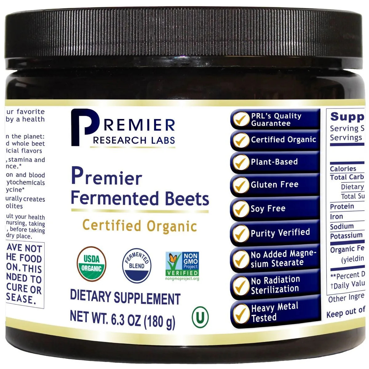 Organic Fermented Beet Powder Supplement | Radiant Life