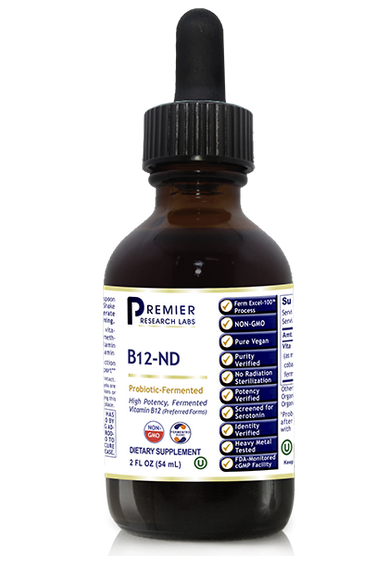 Premier Research Labs B12-ND: Liquid Supplement - Fermented