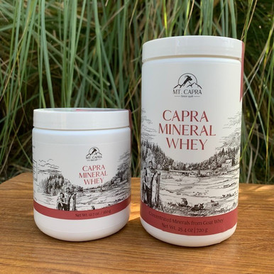 Mt. Capra Mineral Whey | Goat Whey Powder | Radiant Life
