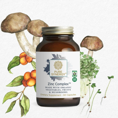 Pure Synergy Zinc Complex: Fermented Zinc Capsules