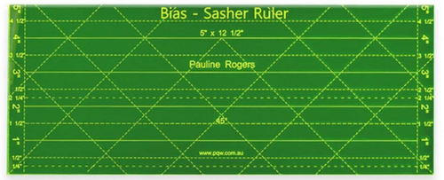 Bias Sasher Ruler - Wabi-Sabi Designs Australia