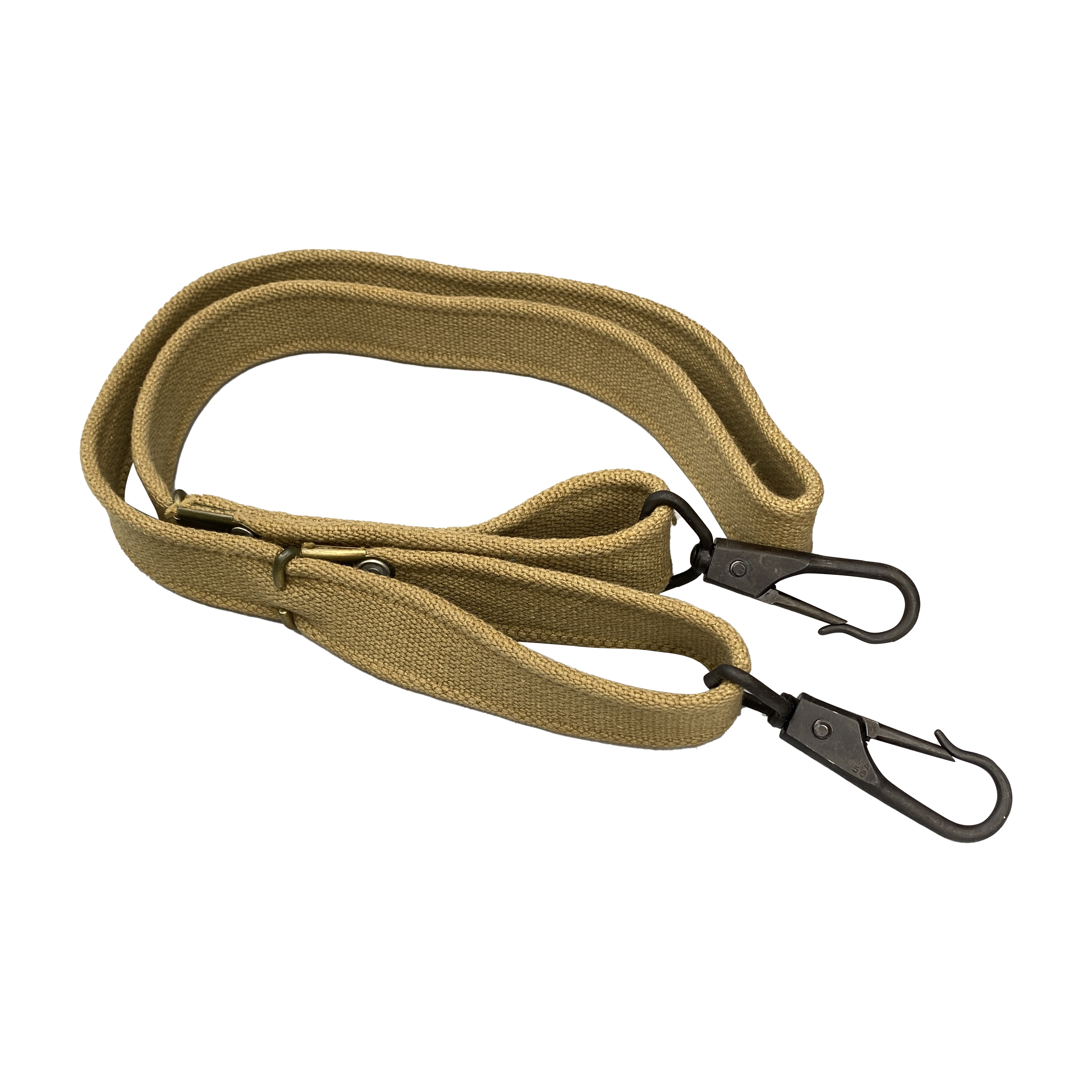Australian Army WW2 Khaki Bren 303 LMG Slings with Hooks - Original