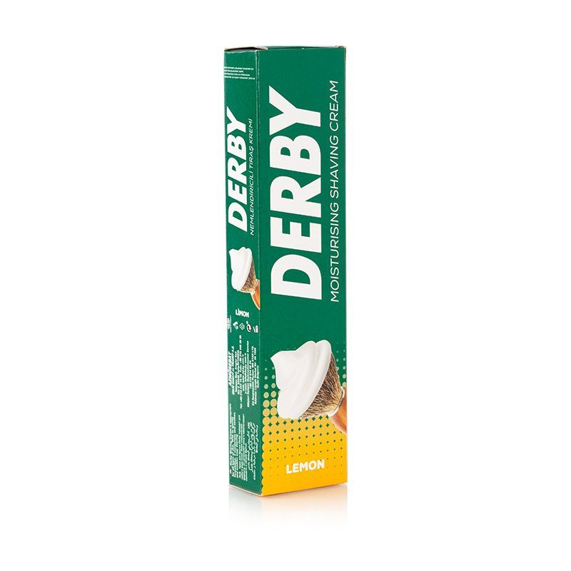 Derby Moisturising Shaving Cream 100g Lemon - DBC Hair & Beauty Supplies