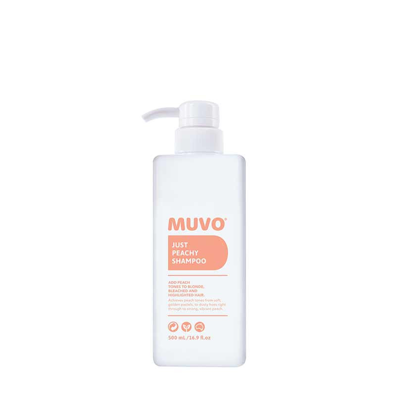 Muvo Just Peachy Shampoo 500ml - DBC Hair & Beauty Supplies