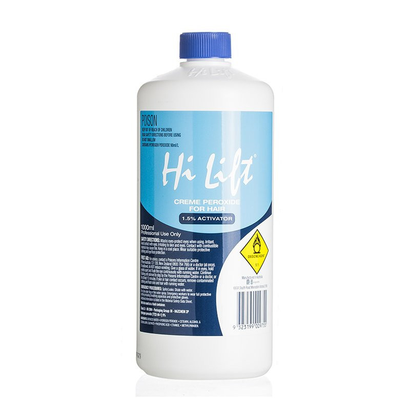 Hi-Lift Creme Peroxide 1.5% Activator 1000ml - DBC Hair & Beauty Supplies