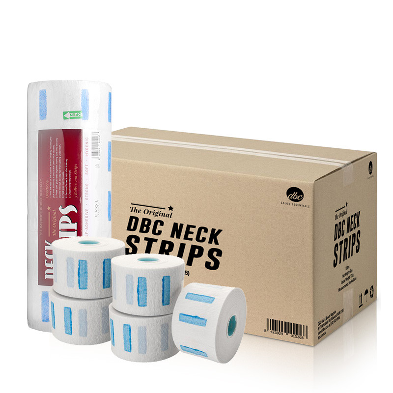 DBC Disposable Neck Strips - 5 Rolls x 20 Packs | Barber Supplies Australia
