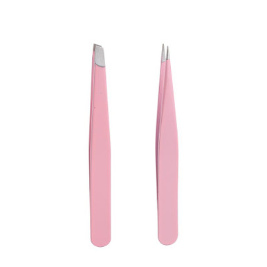 Pink Tweezer 2-piece Set - DBC Hair & Beauty Supplies
