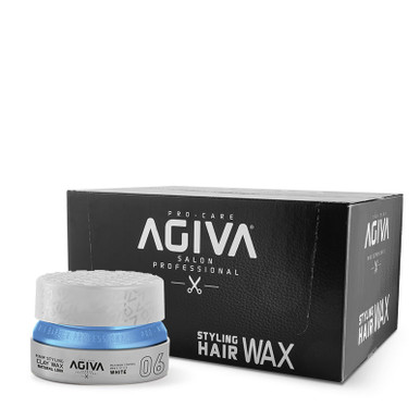 Agiva Styling Clay Wax 06 Natural Look White 155ml x 36 Pack - DBC Hair ...