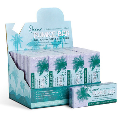 Ocean Pumice Bar Double-Sided 24 Pack - Exfoliate & Smooth Skin