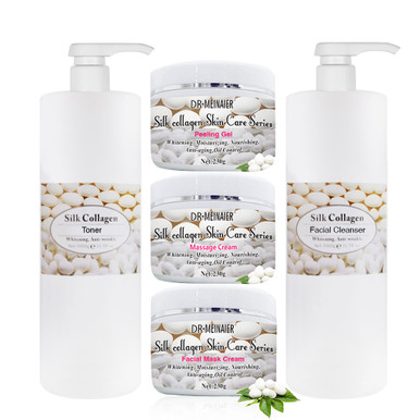 Dr Meinaier Silk Collagen Skin Care 5-Piece Set – Complete Hydrating ...